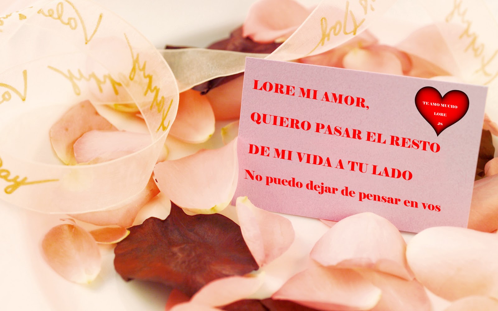 Lorena Baez Te Amo Mucho: LORE MI AMOR TQM